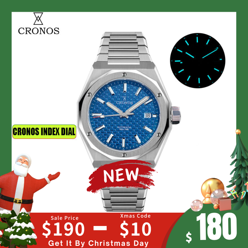 Cronos 39mm Hourglass Dial PT5000 Men Watch L6028 – Cronos Watch Store
