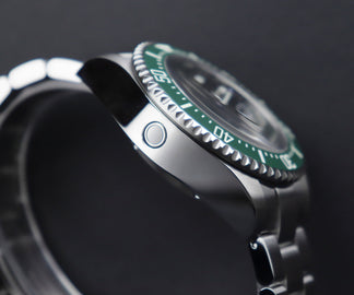 Cronos 44mm Sub Diver Watch L6009 - No Calendar – Cronos Watch Store