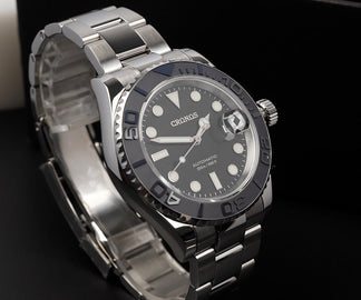 Cronos 2.5x Water Ghost Sub Dive Watch L6018 Polished Mid-link – Cronos ...